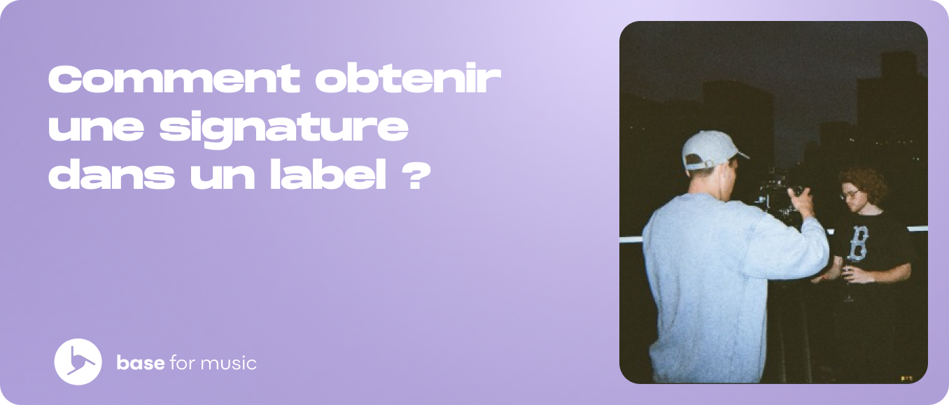 Comment obtenir une signature dans un label
